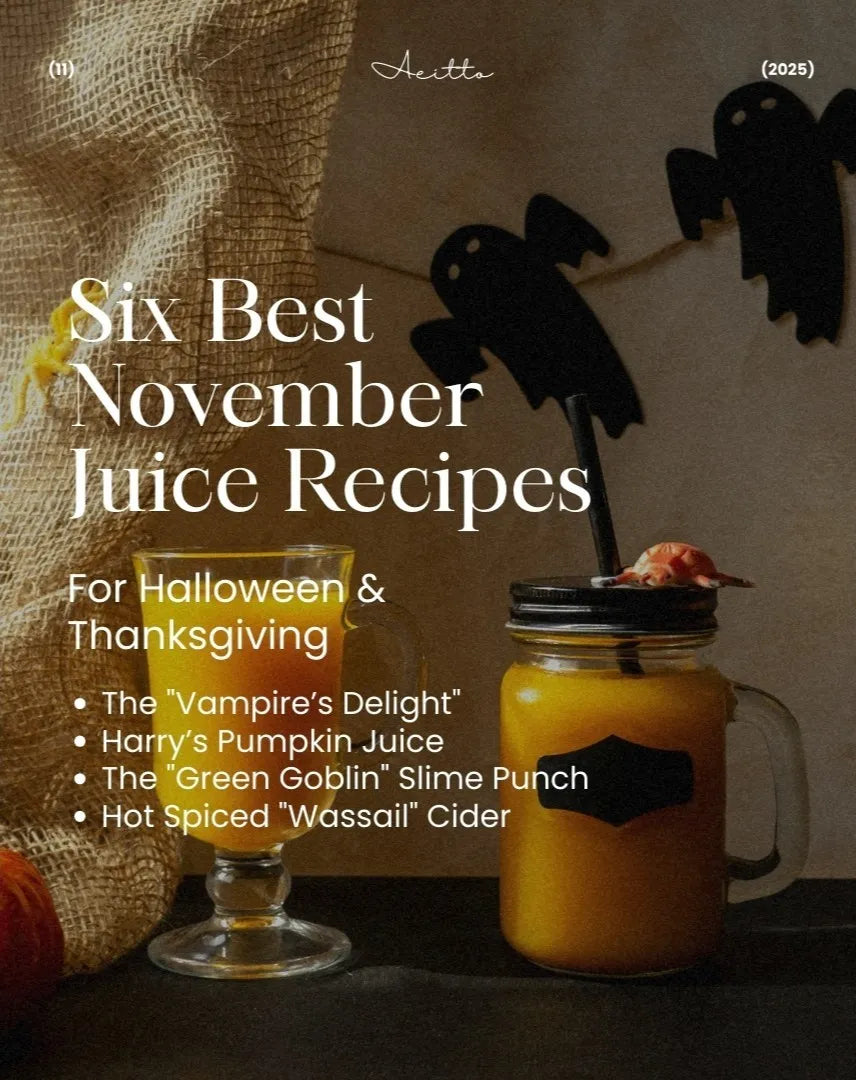 The 6 Best November Juice Recipes for Halloween & Thanksgiving – Aeitto